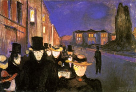 Sera sul viale Karl Johann (dipinto di Edvard Munch)