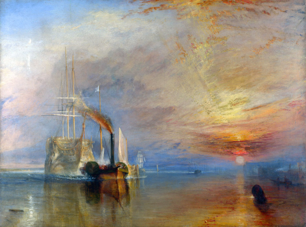 La valorosa Temérairé, celebre quadro di William Turner: descrizione e ...