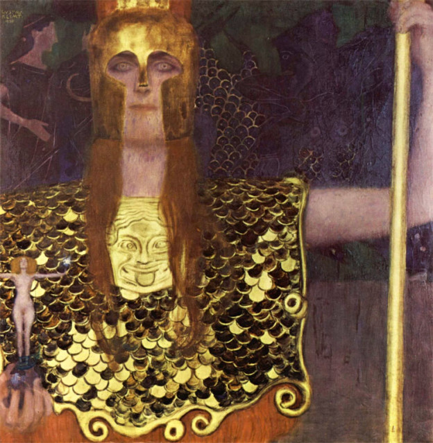Pallade Atena, opera di Klimt: analisi e significato