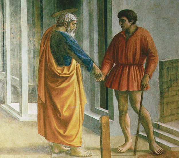 Pagamento del tributo, affresco di Masaccio