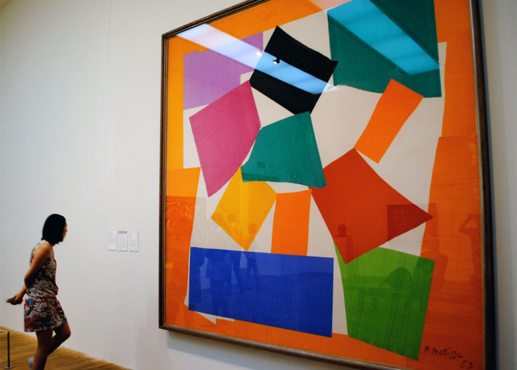 L'Escargot (opera di Henri Matisse): analisi del collage