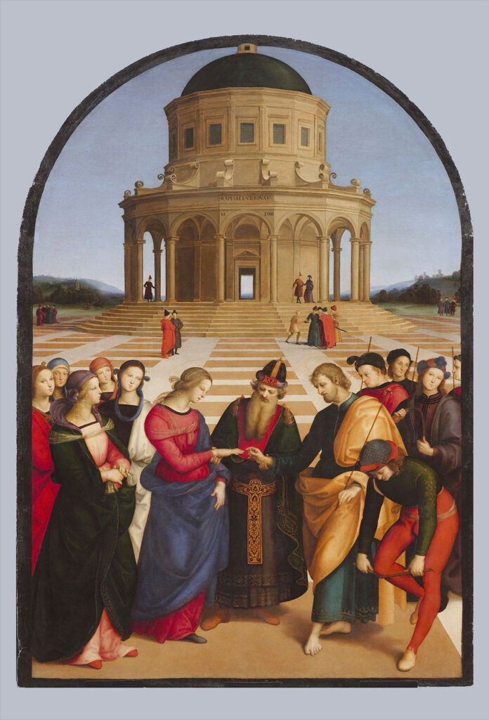 Sposalizio della Vergine, opera di Raffaello: analisi e significato
